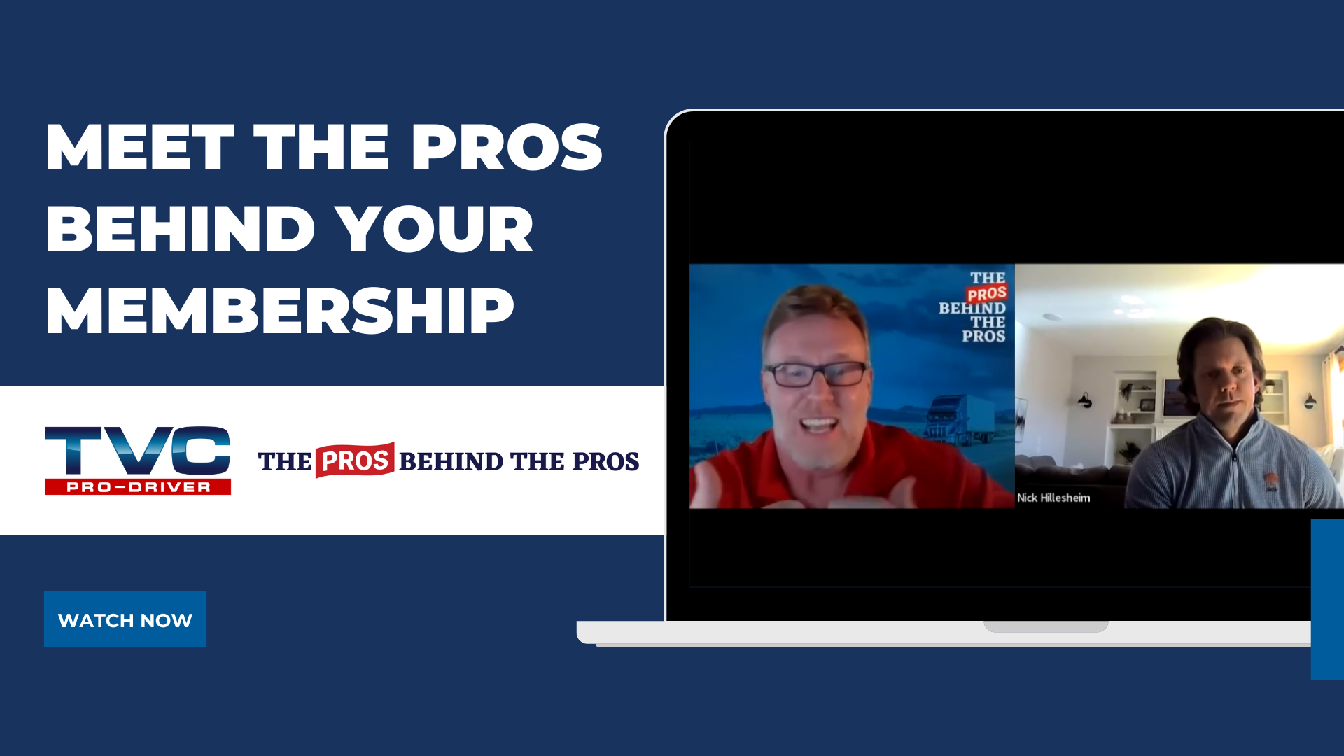 TVC Pro-Driver Webinar: Meet the Pros Behind Your Membership — Pro ...